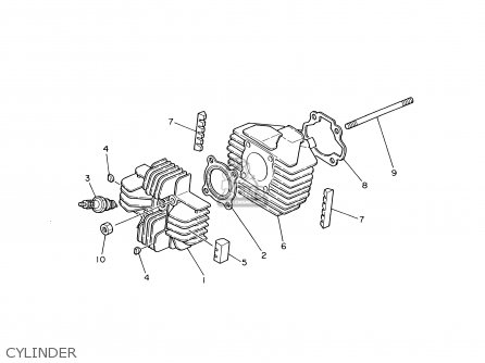 Yamaha PW80 2003 (3) USA parts lists and schematics