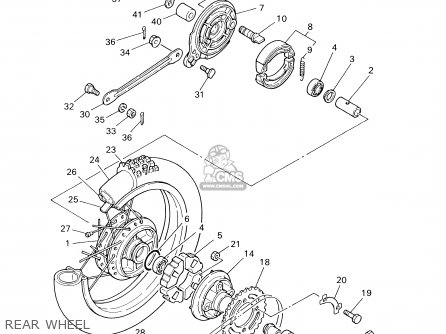 Yamaha PW80 2003 (3) USA parts lists and schematics