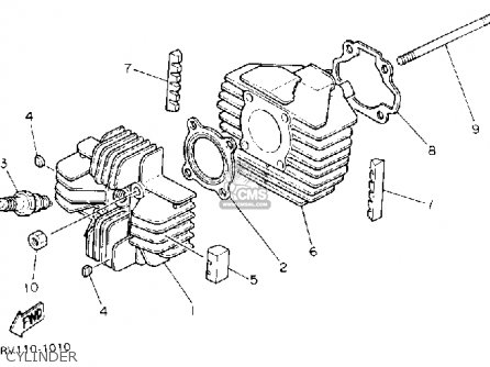 Yamaha PW80 YZINGER 1992 (N) USA parts lists and schematics