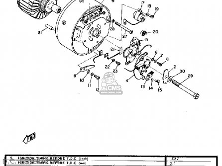 Yamaha R3 1969 USA parts lists and schematics