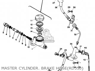 Yamaha RD350 1974 RD1 EUROPE 24RD0-300E1 parts lists and schematics