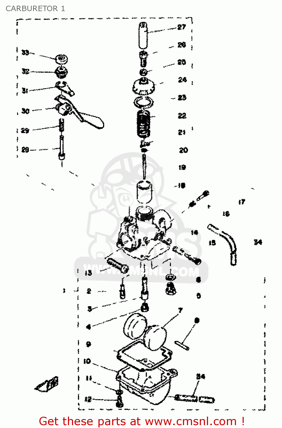Yamaha Yamaha RD50M 1979 2L8 EUROPE 2E028-198E5 parts lists and schematics