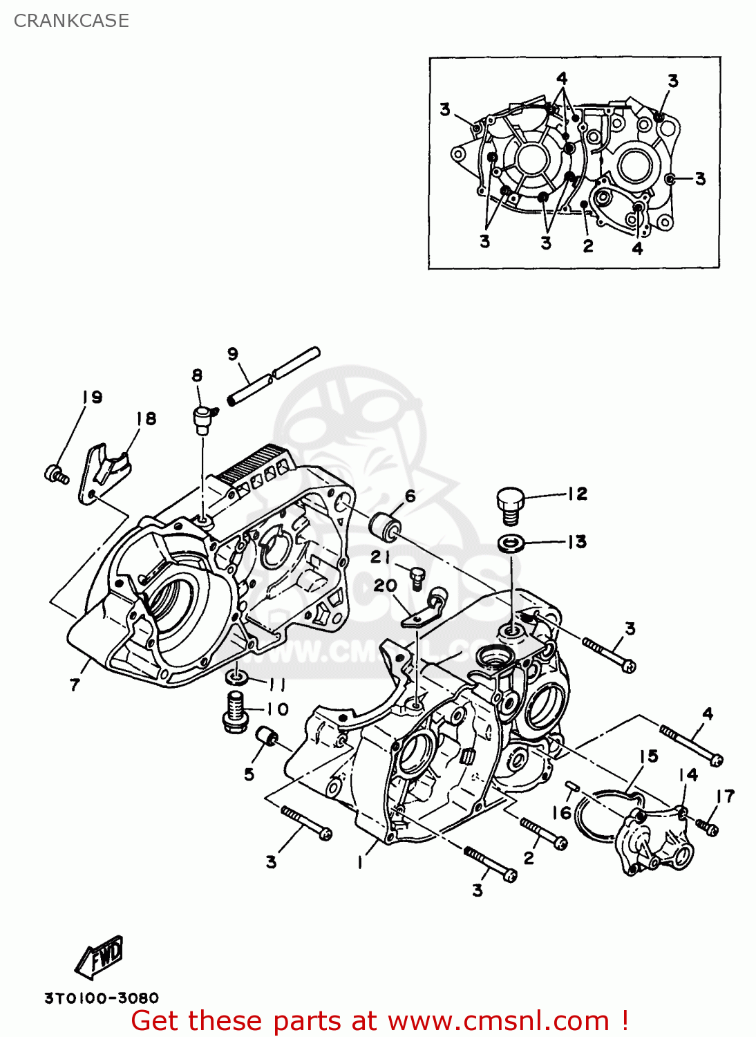 Yamaha RT100 1997 (V) USA parts lists and schematics