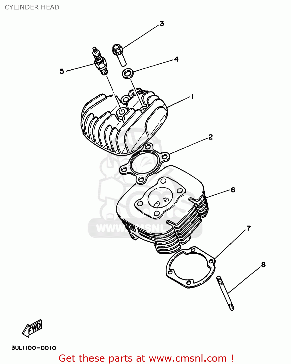 Yamaha RT100 1997 (V) USA parts lists and schematics