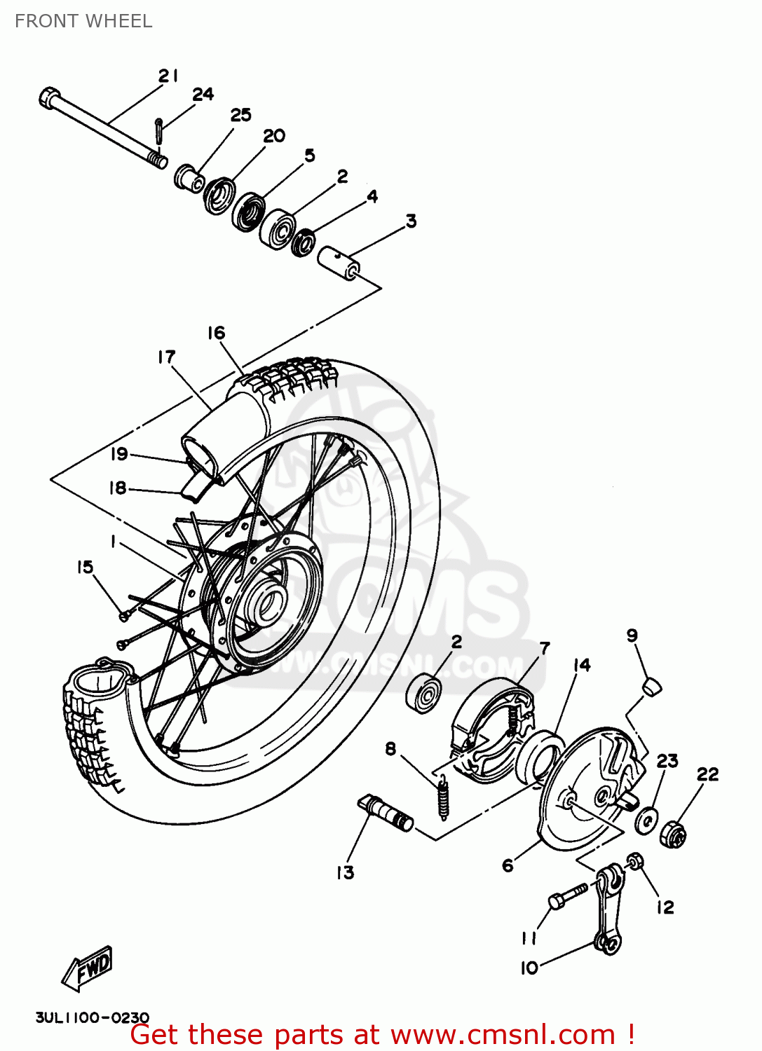 Yamaha RT100 1997 (V) USA parts lists and schematics