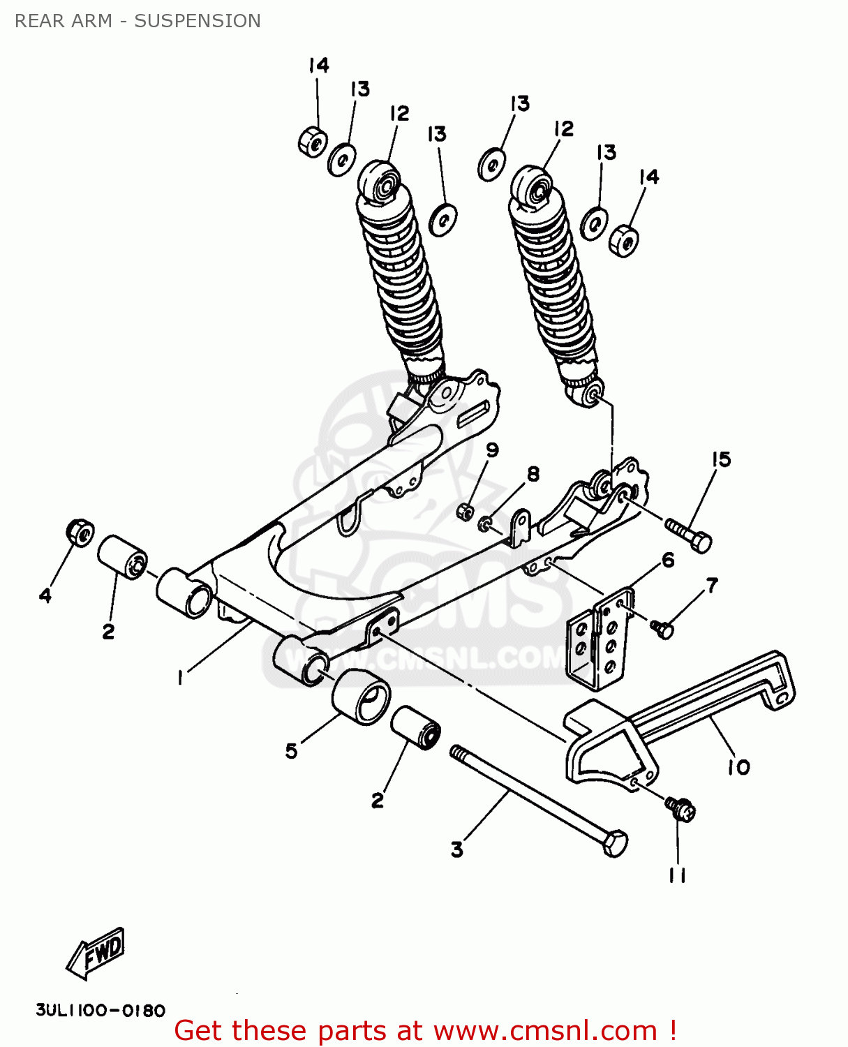 Yamaha RT100 1997 (V) USA parts lists and schematics