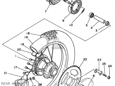Yamaha RT180 1993 (P) USA parts lists and schematics