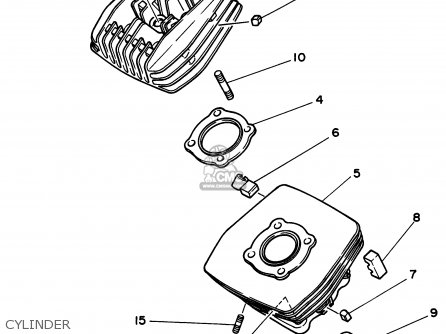 Yamaha Yamaha RT180 1996 (T) USA parts lists and schematics