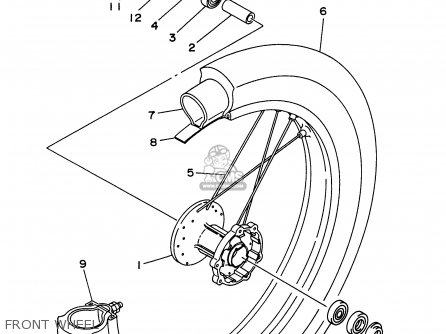 Yamaha Yamaha RT180 1996 (T) USA parts lists and schematics