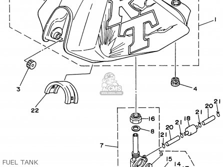 Yamaha Yamaha RT180 1996 (T) USA parts lists and schematics