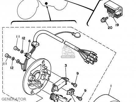 Yamaha Yamaha RT180 1996 (T) USA parts lists and schematics