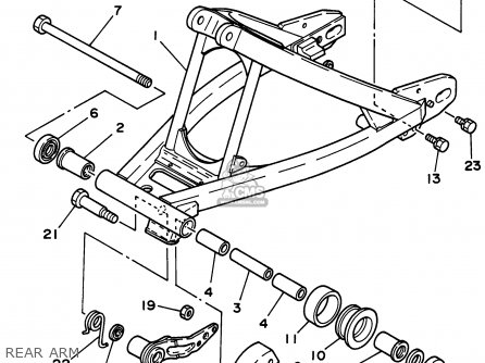 Yamaha Yamaha RT180 1996 (T) USA parts lists and schematics