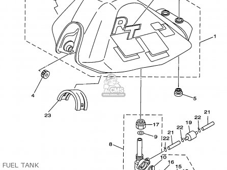 Yamaha RT180 1997 (V) USA parts lists and schematics