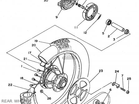 Yamaha Yamaha RT180 1998 (W) USA parts lists and schematics