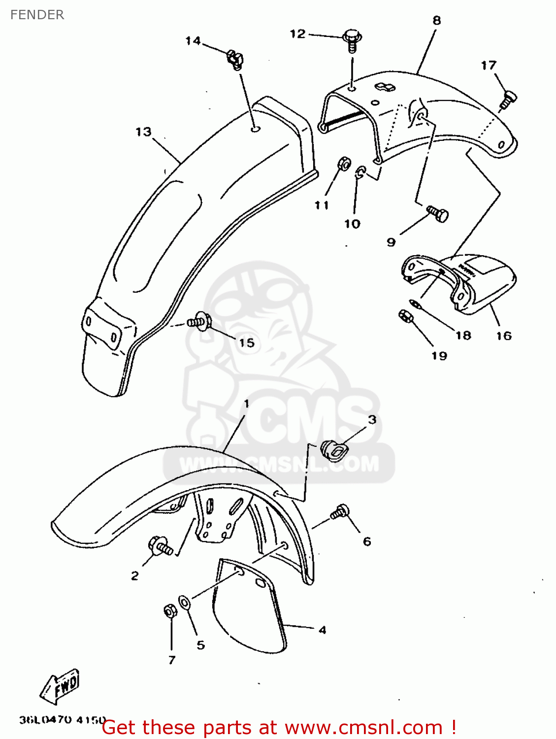 Yamaha Yamaha RX100 1996 36L EUROPE 2636L-200E1 parts lists and schematics