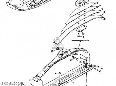 Yamaha SL292 1971-1973 parts lists and schematics