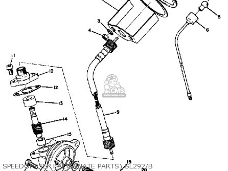 Yamaha SL292 1971-1973 parts lists and schematics