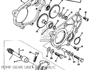 Yamaha SL292B 1971-1973 parts lists and schematics