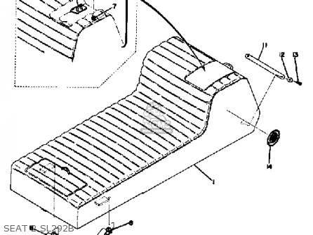 Yamaha SL292B 1971-1973 parts lists and schematics