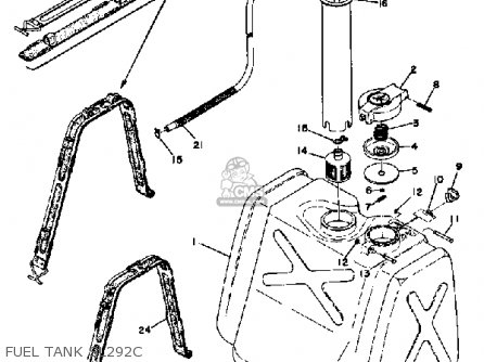 Yamaha SL292C 1971-1973 parts lists and schematics