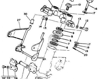 Yamaha SR250 1981 EXCITER1 USA parts lists and schematics