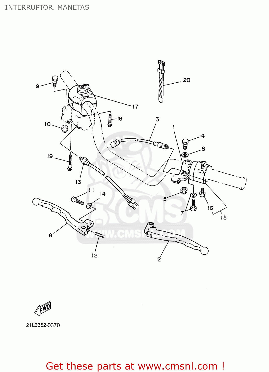 Yamaha Yamaha SR250 CLASSIC 2000 21L3 SPAIN 2021L-352S1 parts lists and ...