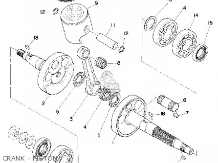 Yamaha Yamaha SR292 1974 parts lists and schematics