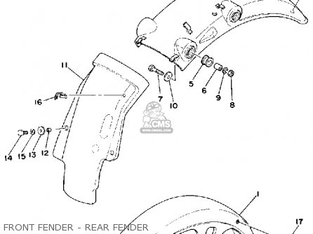 Yamaha SR500 1978 USA parts lists and schematics