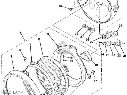 Yamaha SR500 1978 USA parts lists and schematics