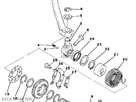 Yamaha SR500 1978 USA parts lists and schematics