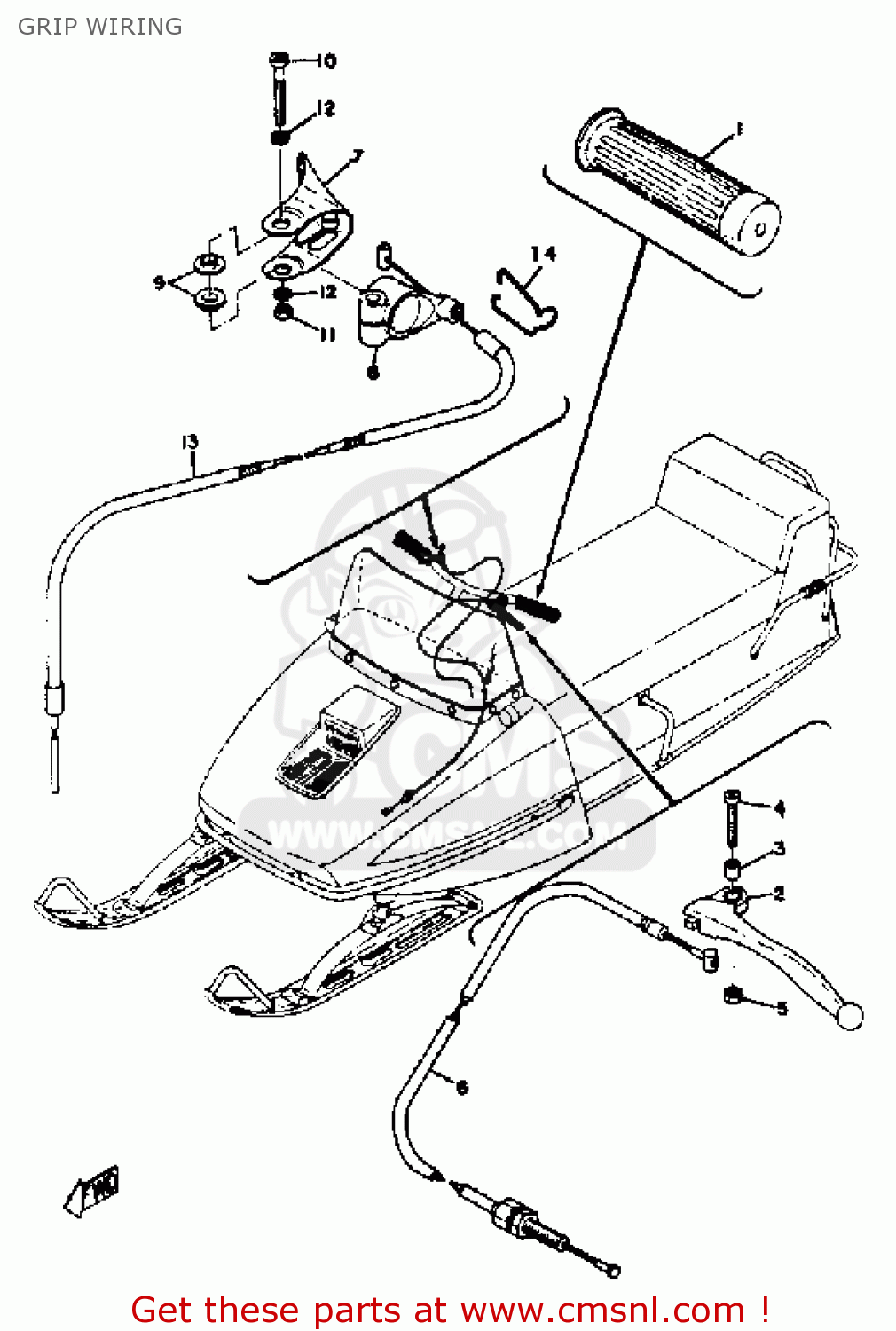 Yamaha Yamaha SW433B 1972 parts lists and schematics