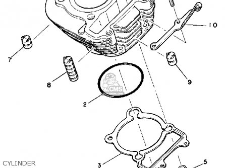 Yamaha Yamaha TT225 1987 (H) USA CANADA parts lists and schematics