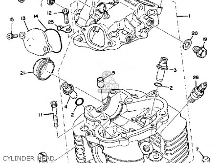 Yamaha TT500 OFFROAD 1978 USA CANADA parts lists and schematics