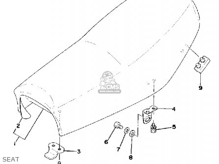 Yamaha TT500 OFFROAD 1979 USA CANADA parts lists and schematics