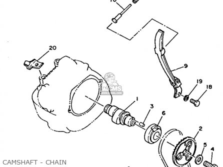 Yamaha TW200 TRAILWAY 1987 (H) USA parts lists and schematics