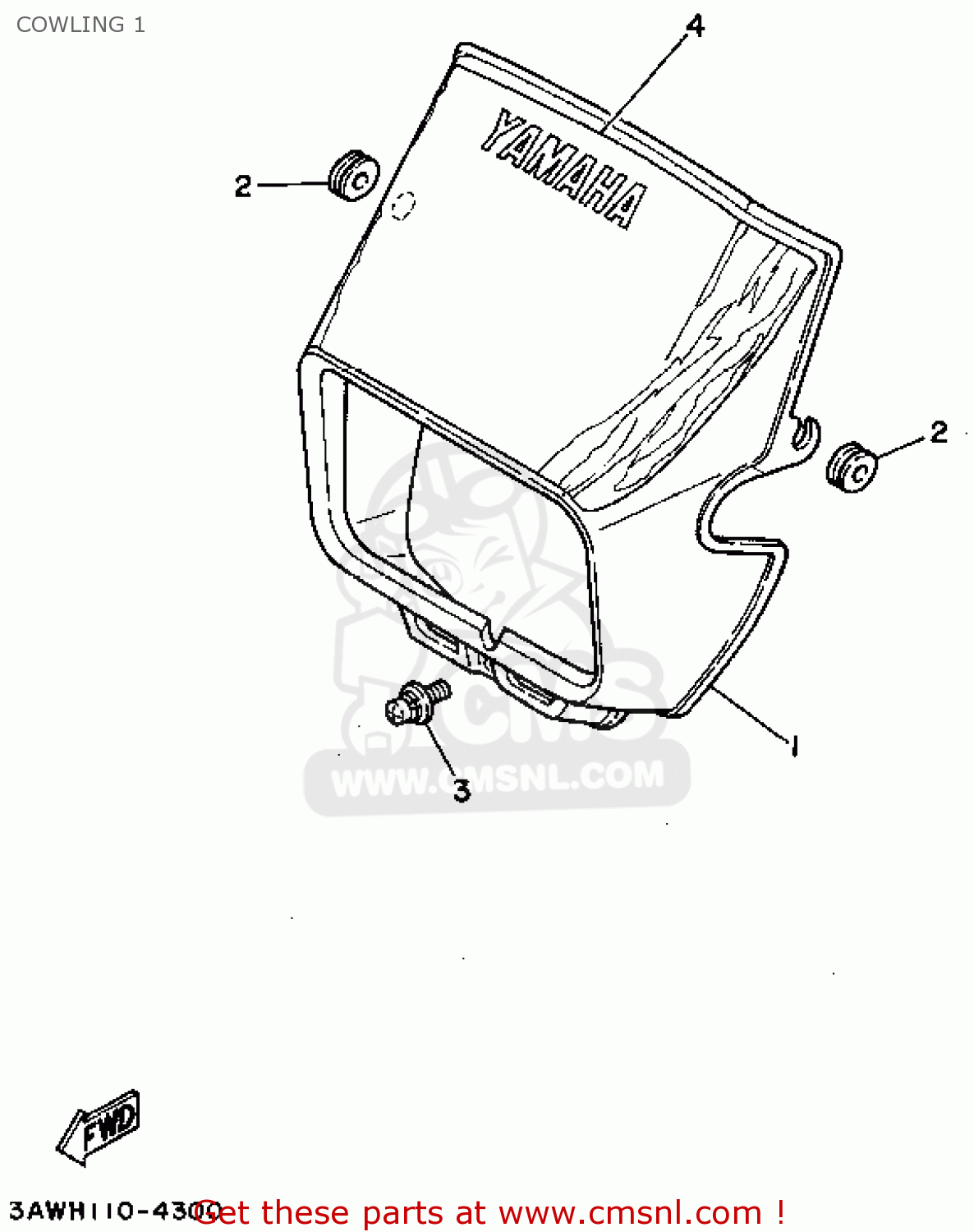 Yamaha TW200 TRAILWAY 1995 (S) USA parts lists and schematics