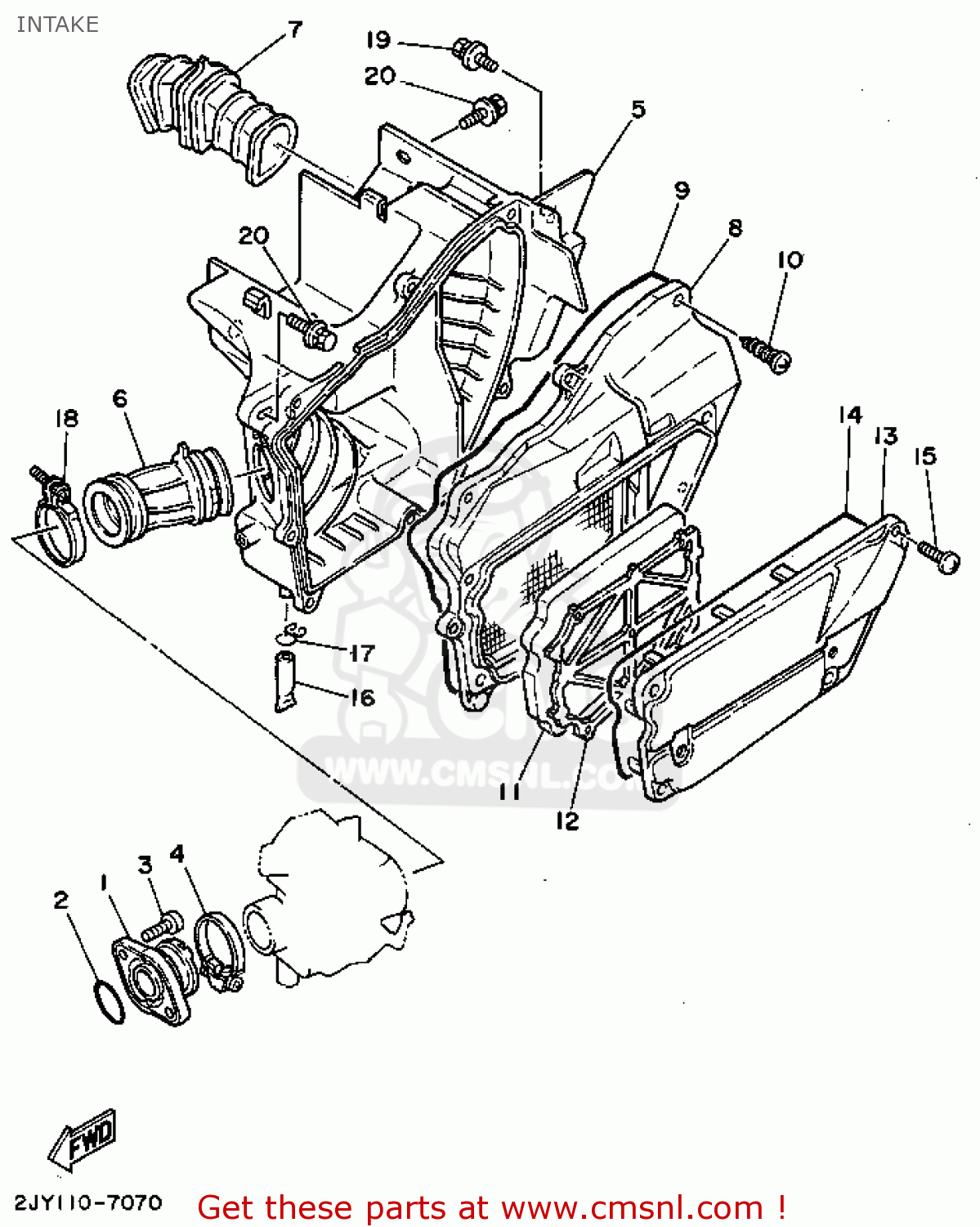 Yamaha TW200 TRAILWAY 1995 (S) USA parts lists and schematics