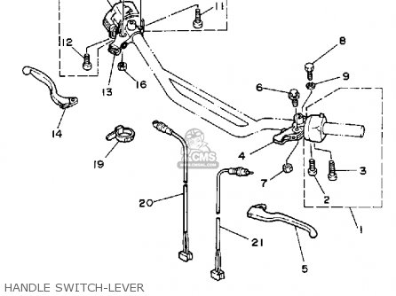 Yamaha TW200 TW200C TRAILWAY 1989 (K) USA CALIFORNIA parts lists and ...