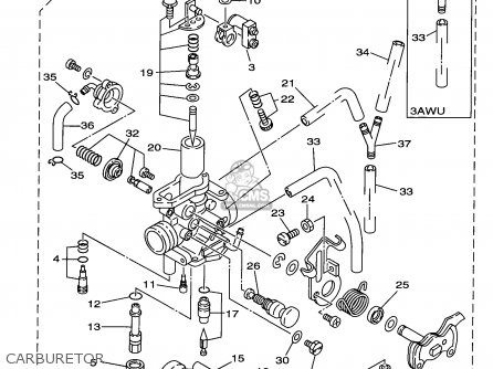 Yamaha TW200 TW200C TRAILWAY 1999 (X) USA CALIFORNIA parts lists and ...