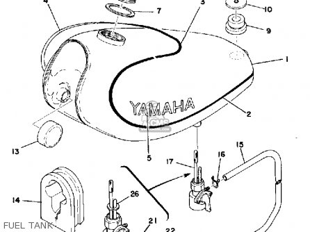 Yamaha TY175 1975 USA parts lists and schematics