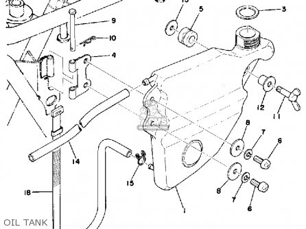 Yamaha Yamaha TY175 1975 USA parts lists and schematics