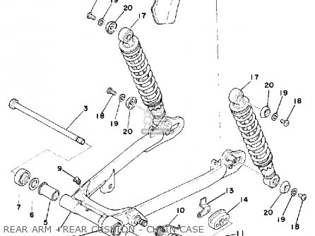 Yamaha TY175 1975 USA parts lists and schematics