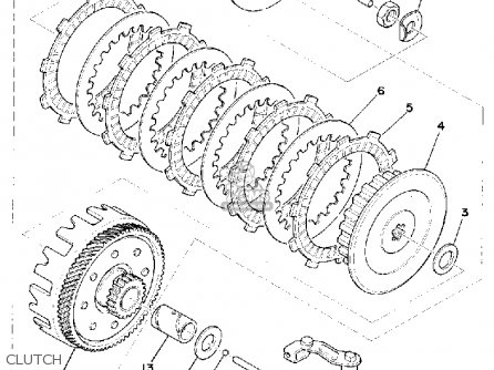 Yamaha TY175 1976 USA parts lists and schematics