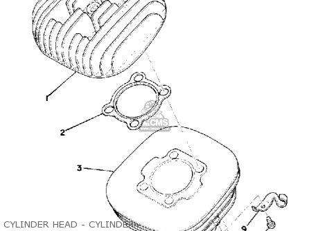 Yamaha TY175 1976 USA parts lists and schematics