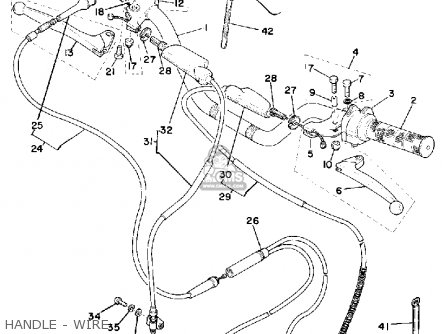 Yamaha Yamaha TY175 1976 USA parts lists and schematics