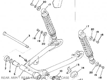 Yamaha TY175 1976 USA parts lists and schematics