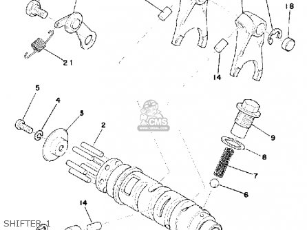 Yamaha TY175 1976 USA parts lists and schematics