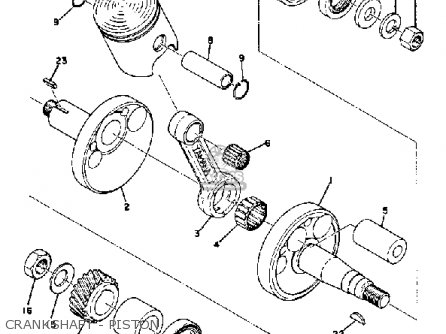 Yamaha Yamaha TY80 1974 USA parts lists and schematics