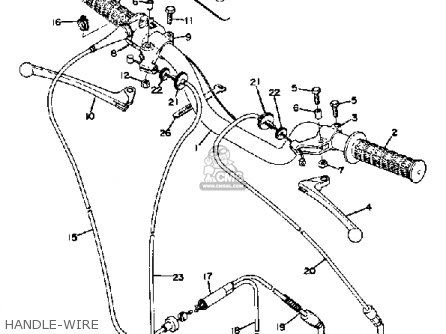 Yamaha TY80 1974 USA parts lists and schematics