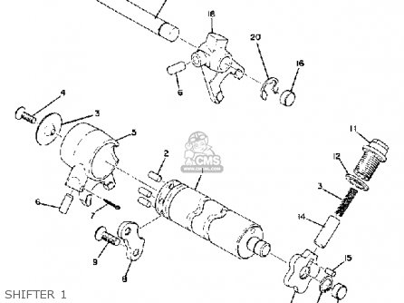 Yamaha Yamaha TY80 1974 USA parts lists and schematics